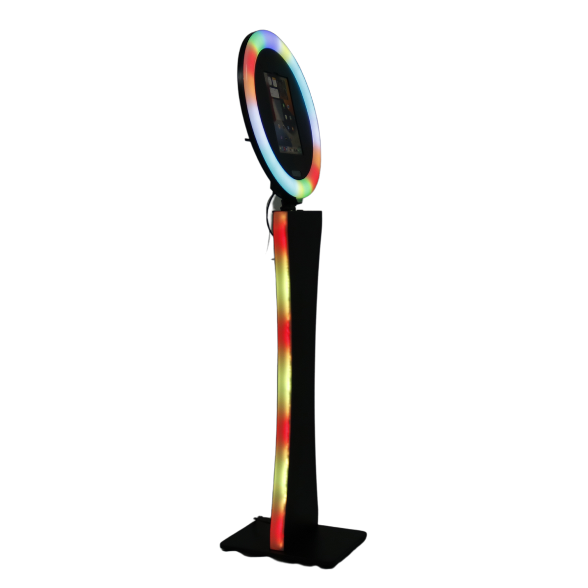 Black Symphony iPad Photo Booth with Roamer Option – SpinPix360