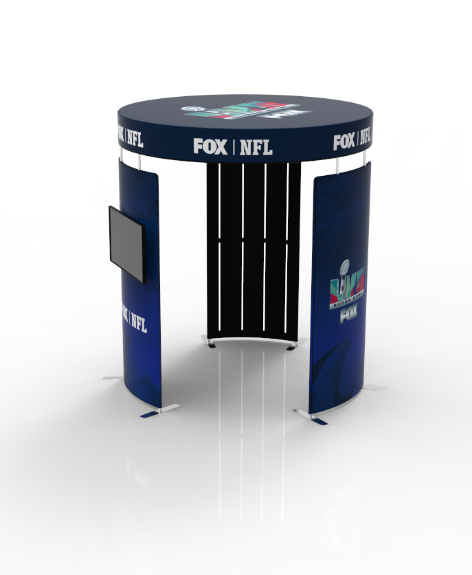ROUND LUXE LED 360 PHOTO BOOTH ENCLOSURE – SpinPix360